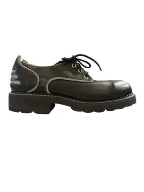John Fluevog | Shoes | Vintage 9s John Fluevog Safetyvog Chunky Leather ...